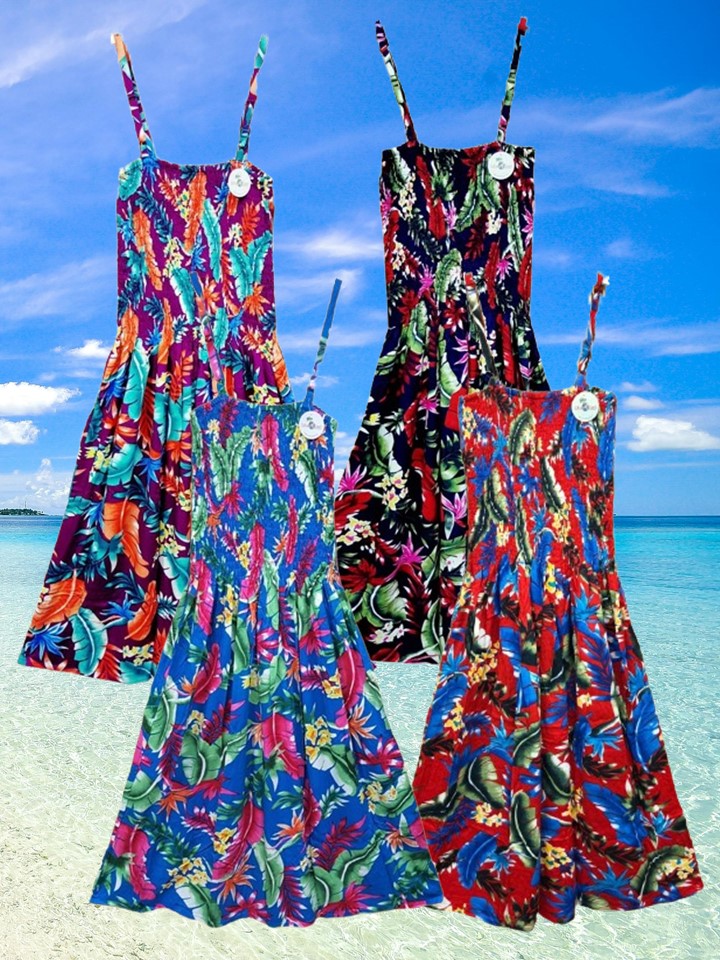 Island Planet Tropical Clothing: DRESSES/ISLAND PLANET LONG SUNDRESSES