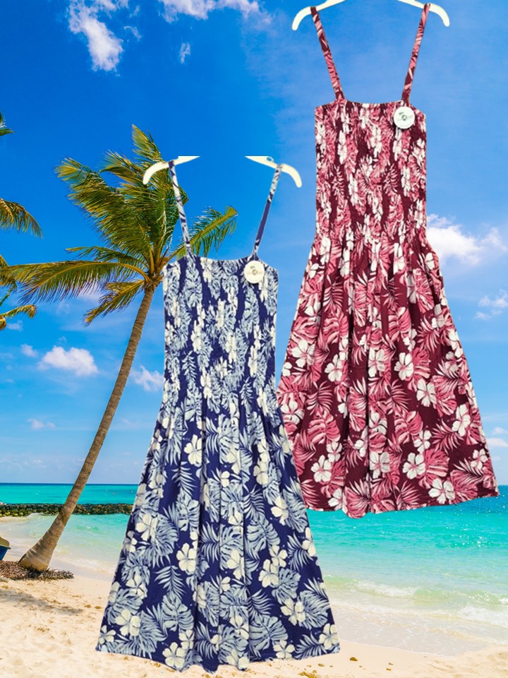 Island Planet Tropical Clothing: DRESSES/ISLAND PLANET LONG SUNDRESSES