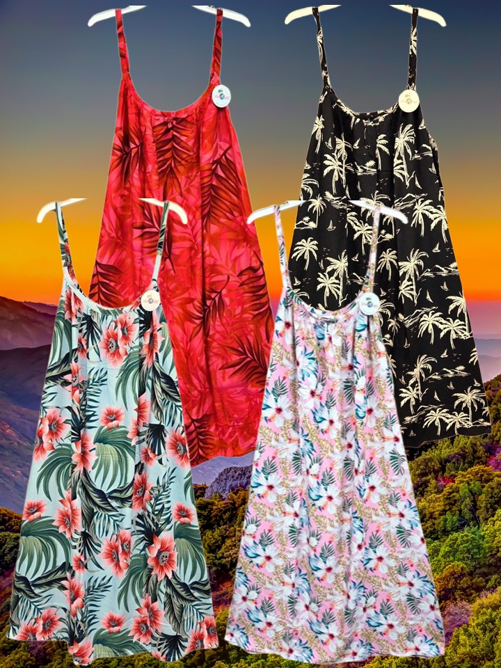 Island Planet Tropical Clothing: DRESSES/ISLAND PLANET LONG SUNDRESSES