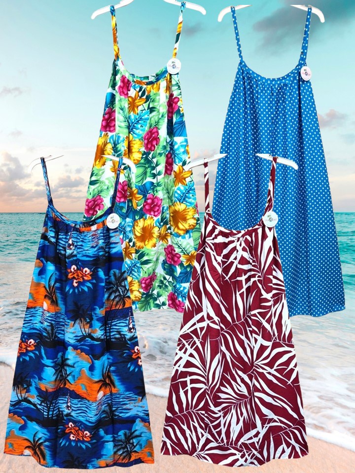 Island Planet Tropical Clothing: DRESSES/ISLAND PLANET LONG SUNDRESSES