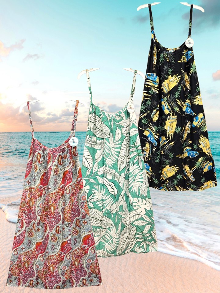 Island Planet Tropical Clothing: DRESSES/ISLAND PLANET LONG SUNDRESSES