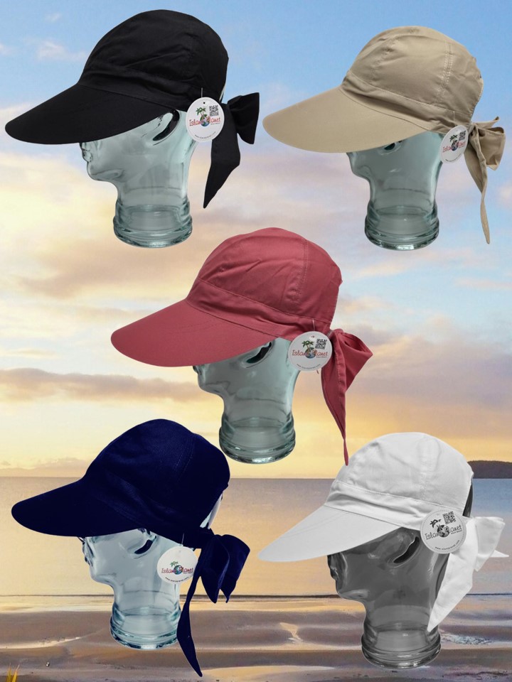 Parachute hats caps vintage tropical