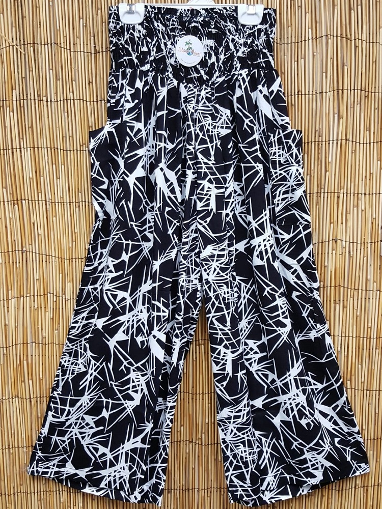Island Planet Tropical Clothing: PANTS/RAYON PRINT PANTS