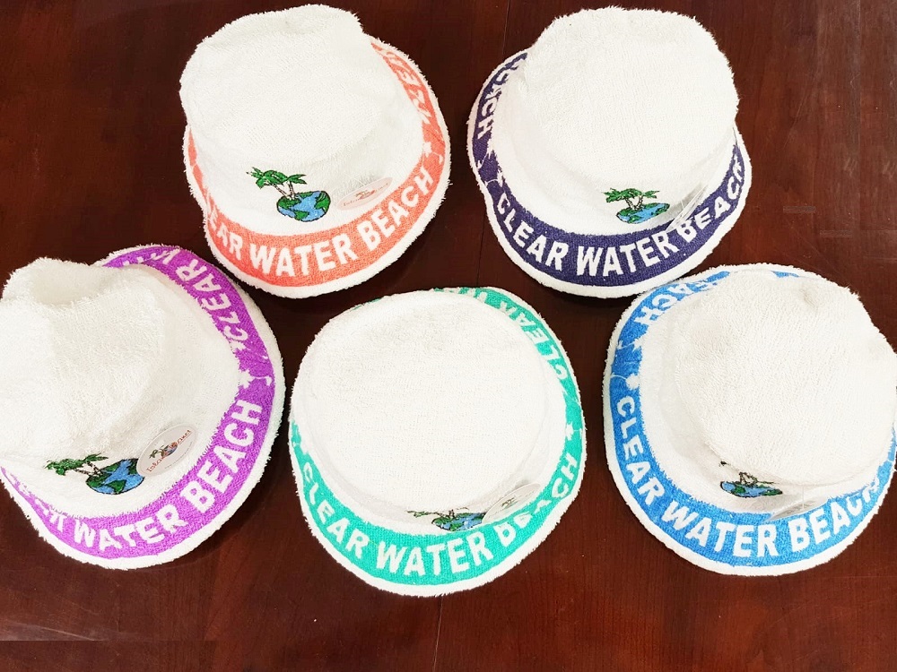 Parachute hats caps vintage tropical